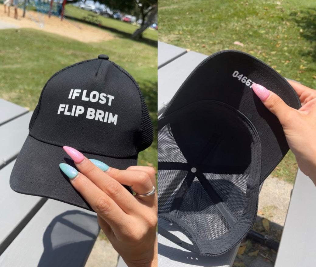 IF LOST FLIP BRIM HAT – CREMOS CUSTOMS